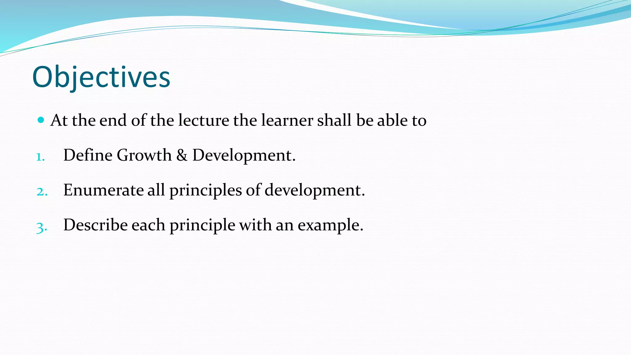 Principles of development | PPTX