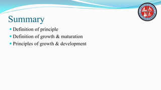 Principles of development | PDF