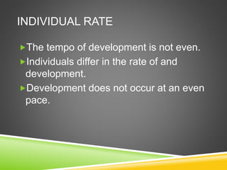 Principles of development | PPTX