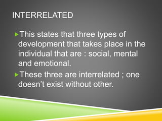 Principles of development | PPTX