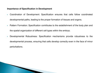 Principles of Developmental Biology by Dr.M.Jothimuniyandi | PPTX
