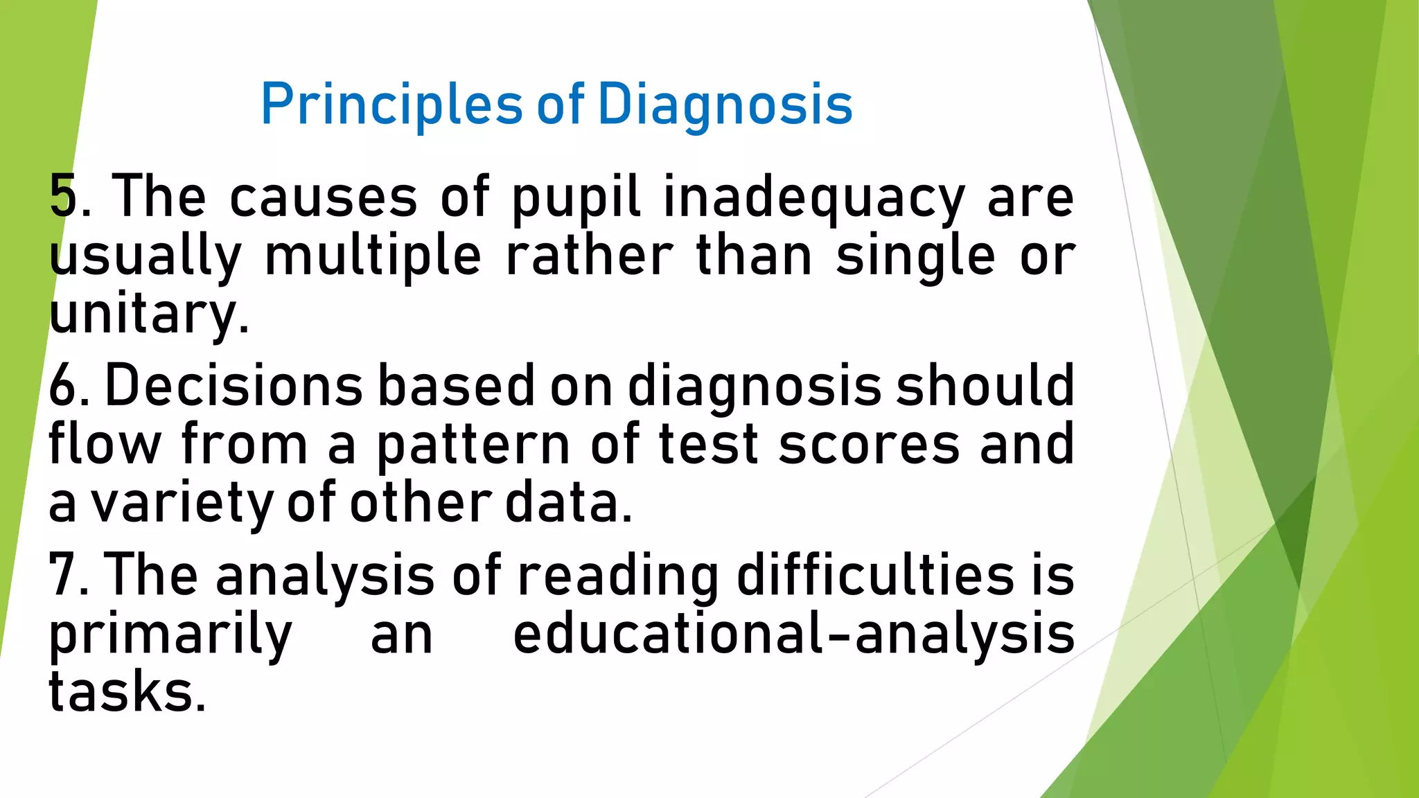 Principles of diagnosis | PDF