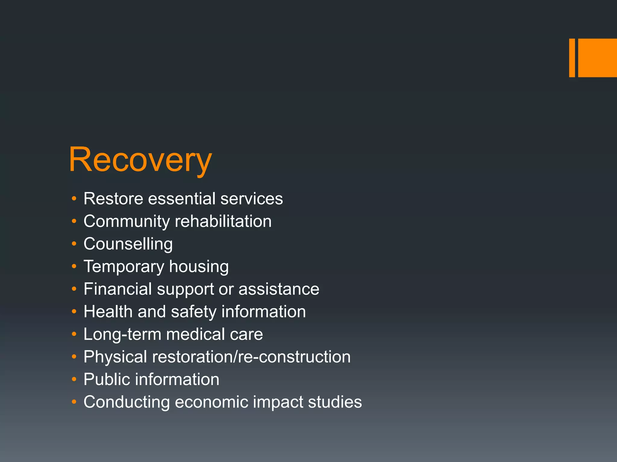 Principles of disaster management | PPTX