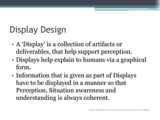 Principles of display design | PPTX