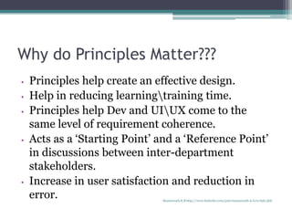 Principles of display design | PPTX