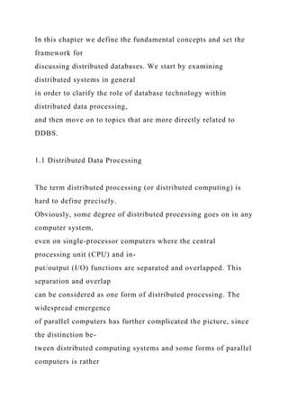 Principles of Distributed Database Systems.docx | Databases | Computer ...