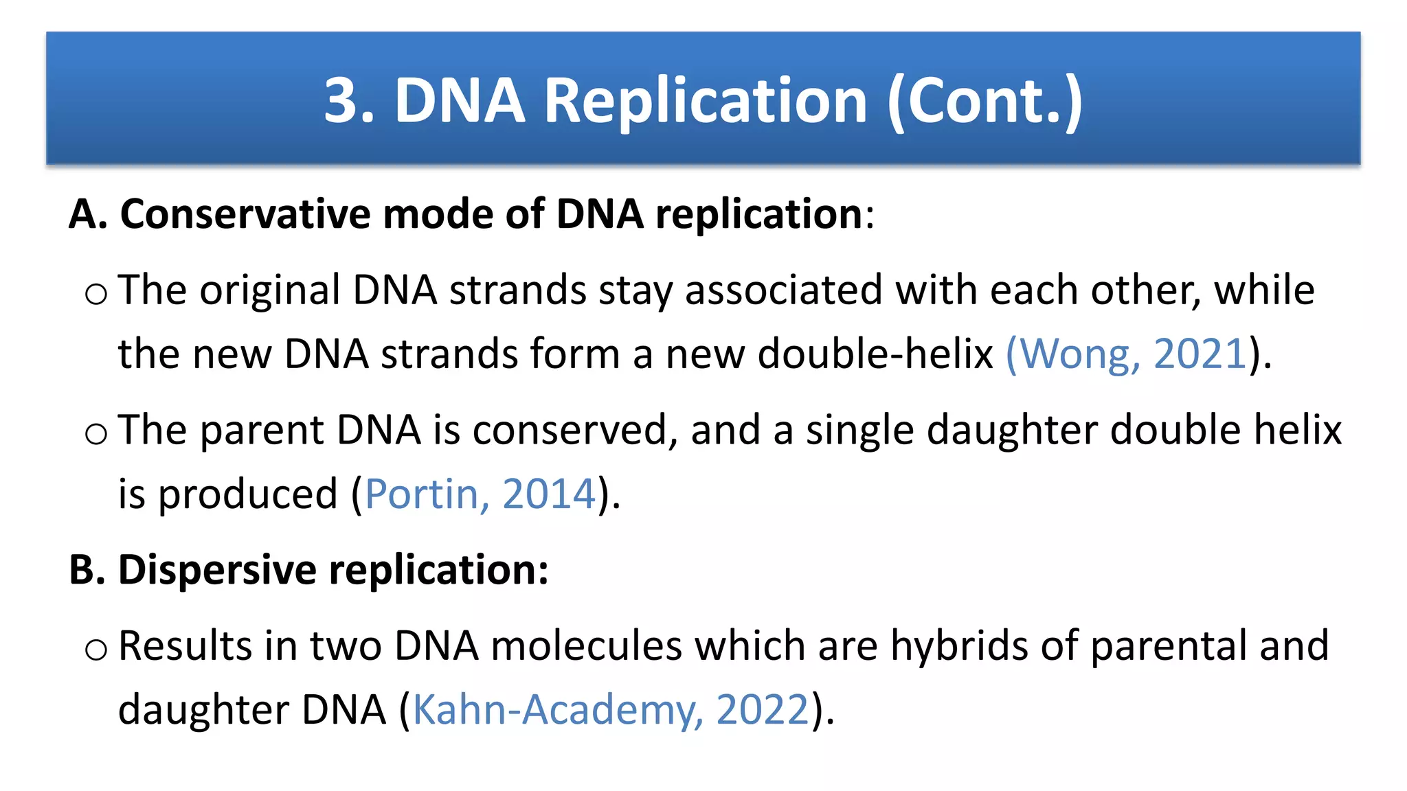 Principles of DNA Structure, Replication and how it affects Plant ...