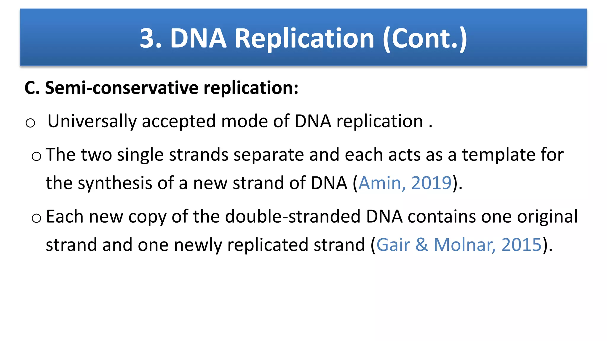 Principles of DNA Structure, Replication and how it affects Plant ...