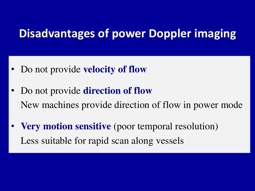 Principles of Doppler ultrasound