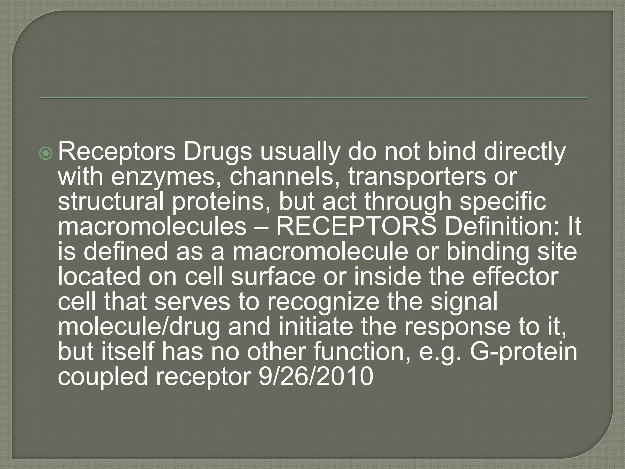 Principles of drug action | PPTX