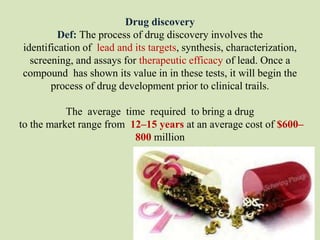 Principles of drug discovery | PPTX