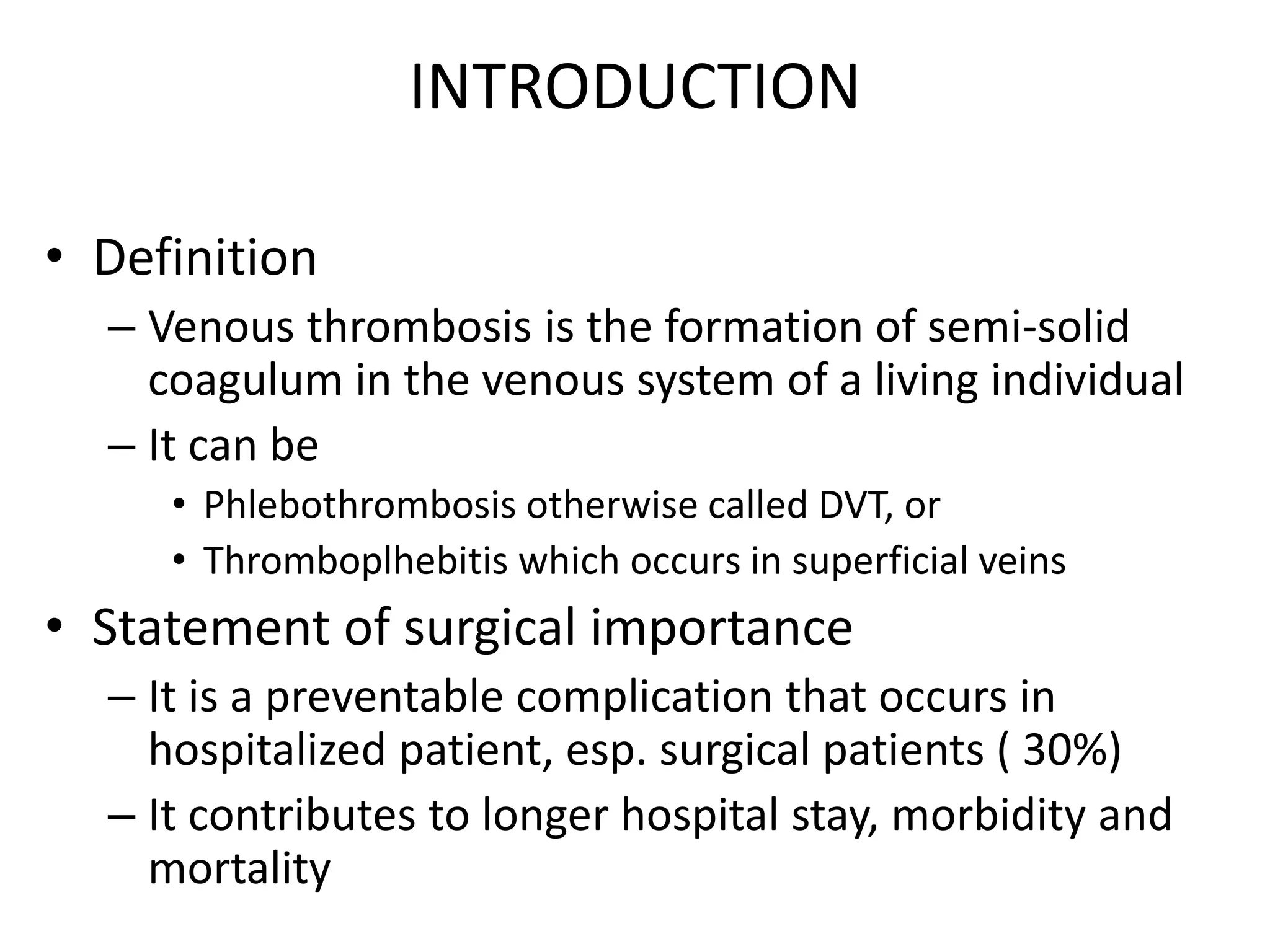 Principles of dvt prophylaxis | PPTX