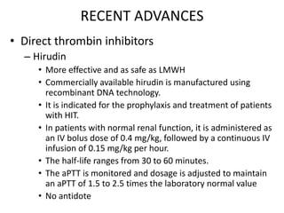 Principles of dvt prophylaxis | PPTX