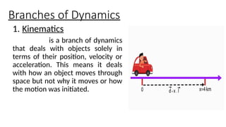 PRINCIPLES OF DYNAMICS and science and subdivision of mechanics | PPT