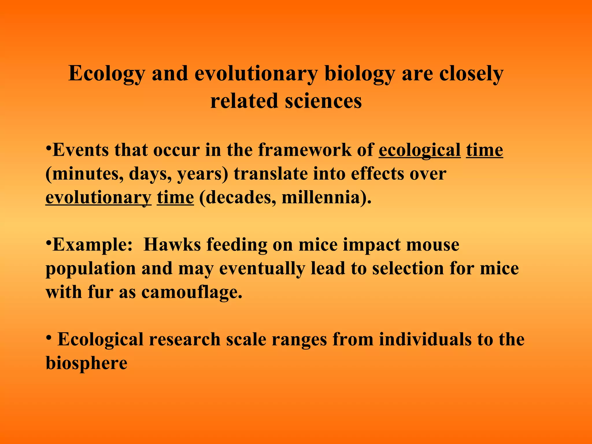 Principles of ecology | PPT