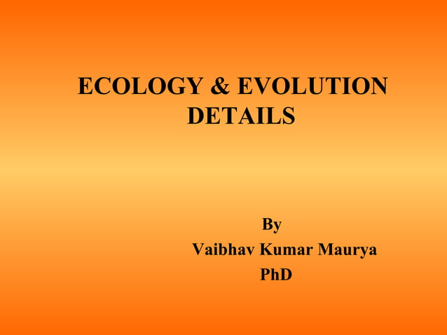 Principles of ecology | PPT | Zoos & Aquariums | Attractions