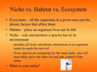 Principles of ecology | PPT