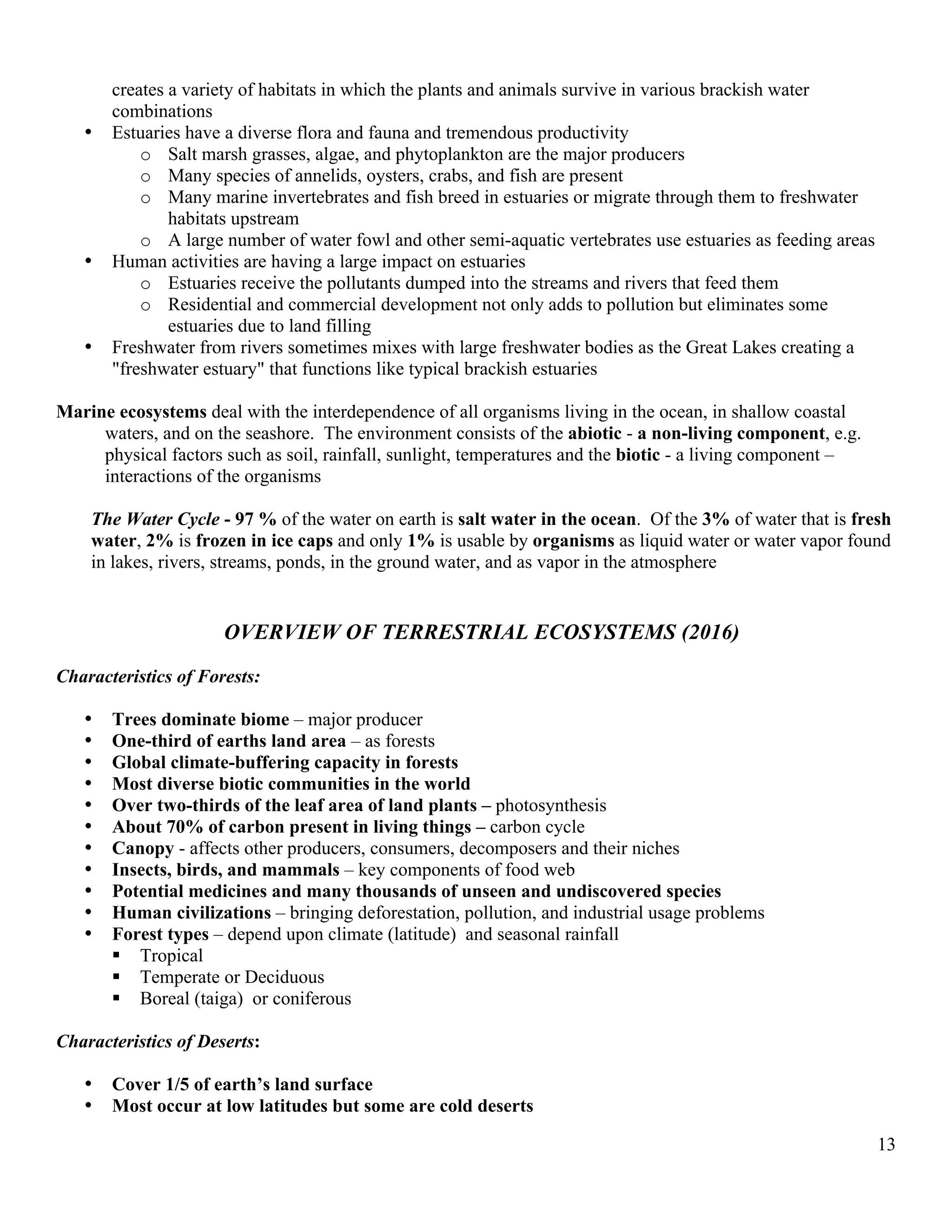 Principles of Ecology | PDF