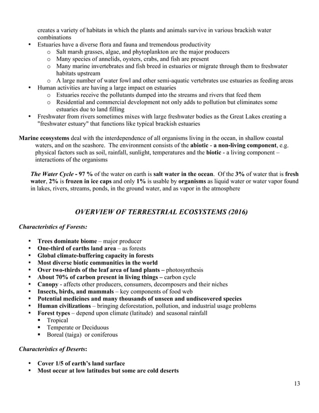 Principles of Ecology | PDF