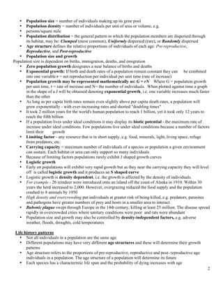 Principles of Ecology | PDF