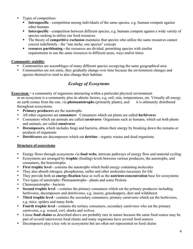 Principles of Ecology | PDF