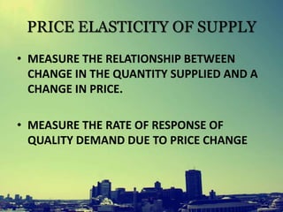 THEORY OF DEMAND AND SUPPLY | PPTX