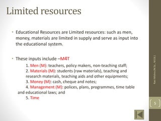 Principles of economics of education | PPTX