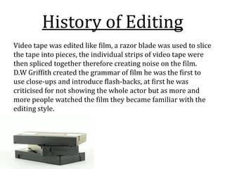 Principles of editing | PPTX