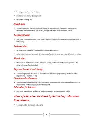 Principles of education and teaching learning process | PDF