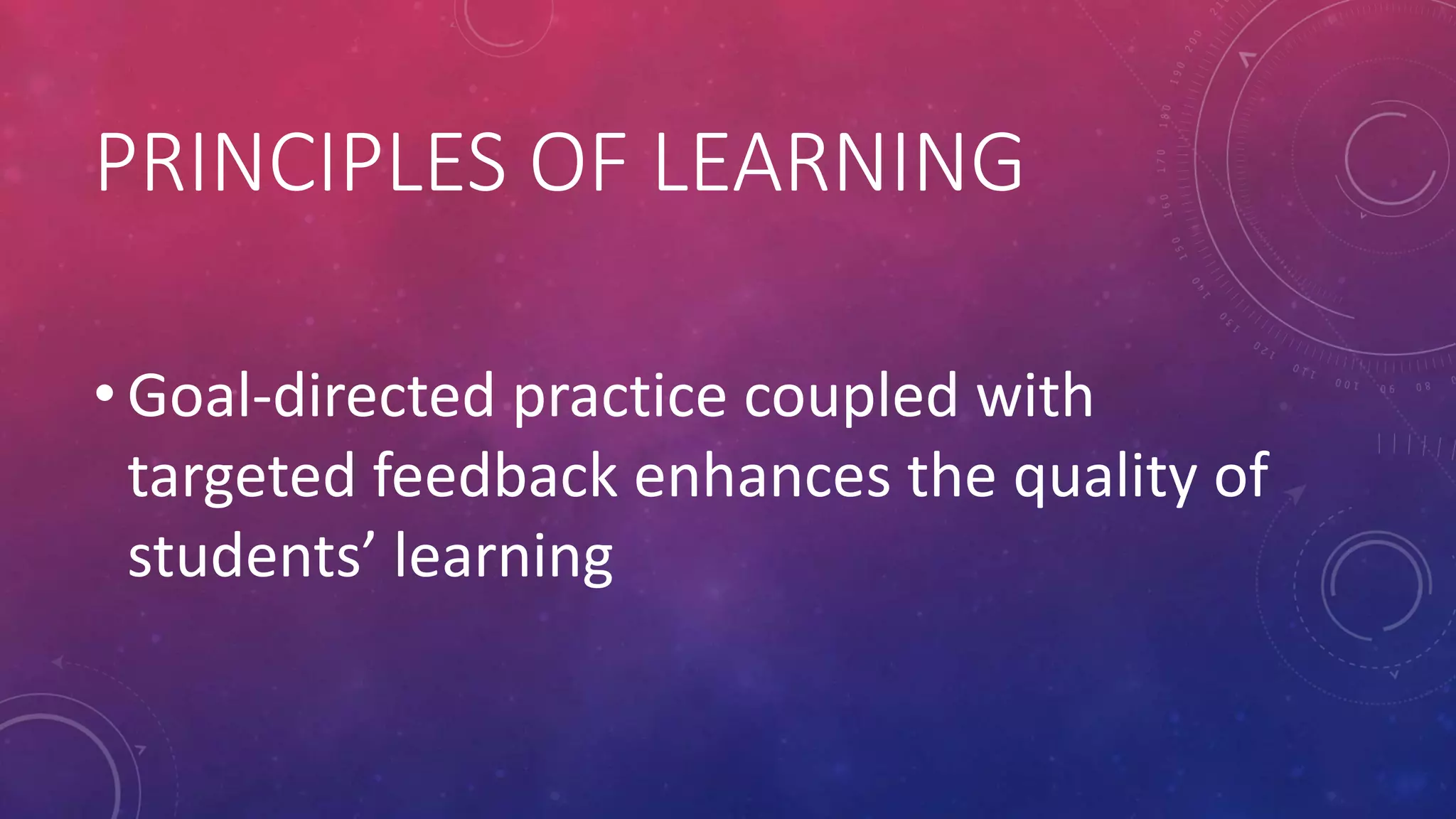 Principles of Education and Principles of Effective Teaching and ...