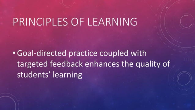 Principles of Education and Principles of Effective Teaching and ...