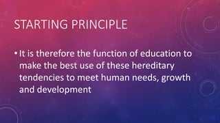 Principles of Education and Principles of Effective Teaching and ...