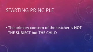 Principles of Education and Principles of Effective Teaching and Learning | PPTX