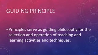 Principles of Education and Principles of Effective Teaching and ...