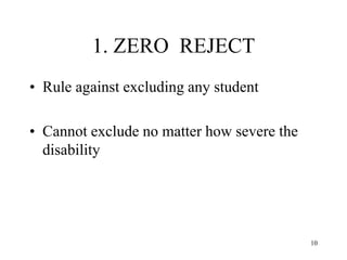 Principles of Education, Special Education, Inclusive Education | PPT