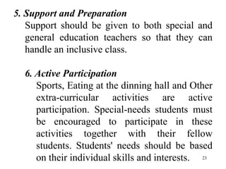 Principles of Education, Special Education, Inclusive Education | PPT