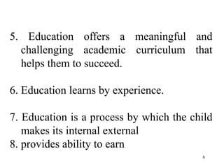 Principles of Education, Special Education, Inclusive Education | PPT