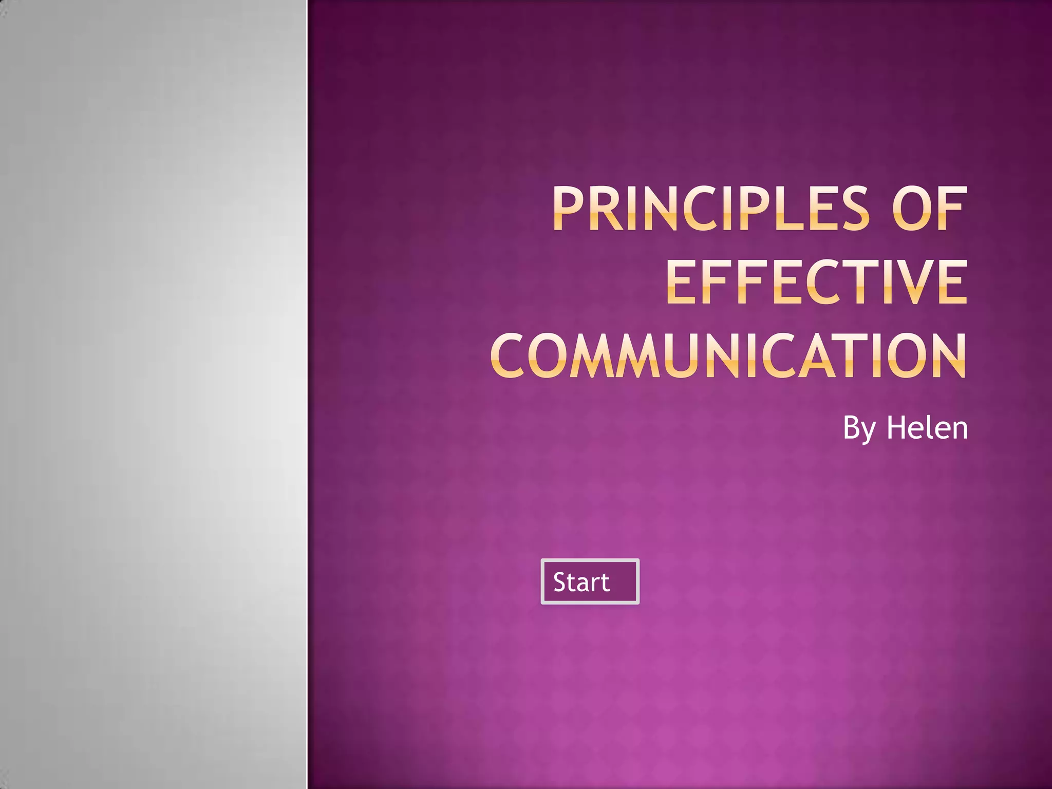 Principles of effective communication | PPT