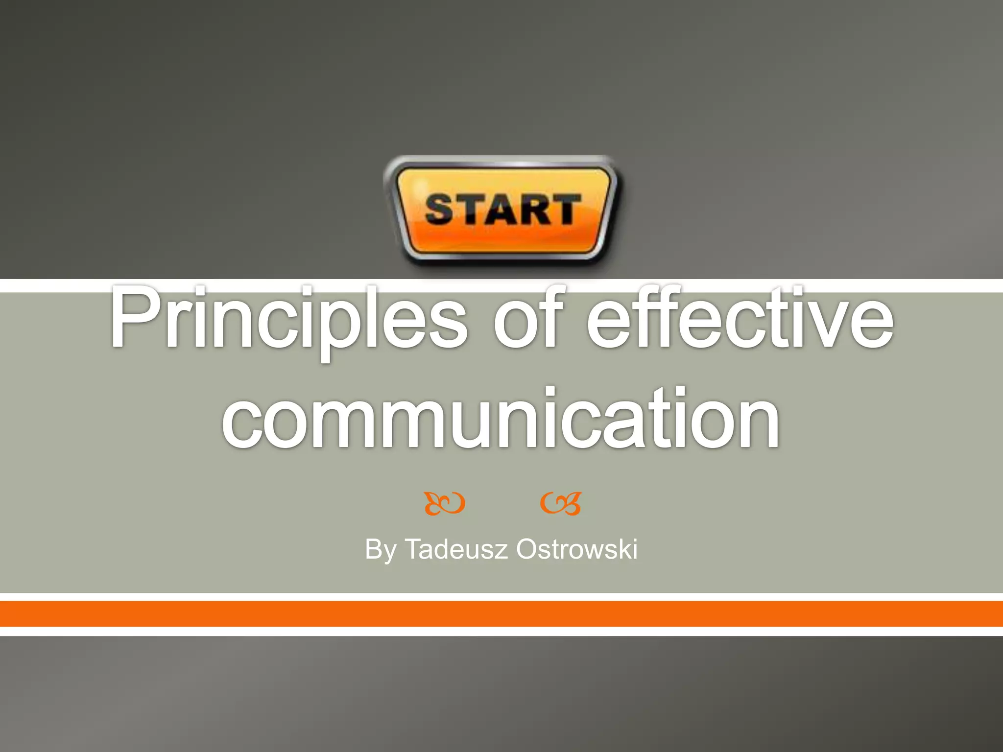 Principles of effective communication | PPT