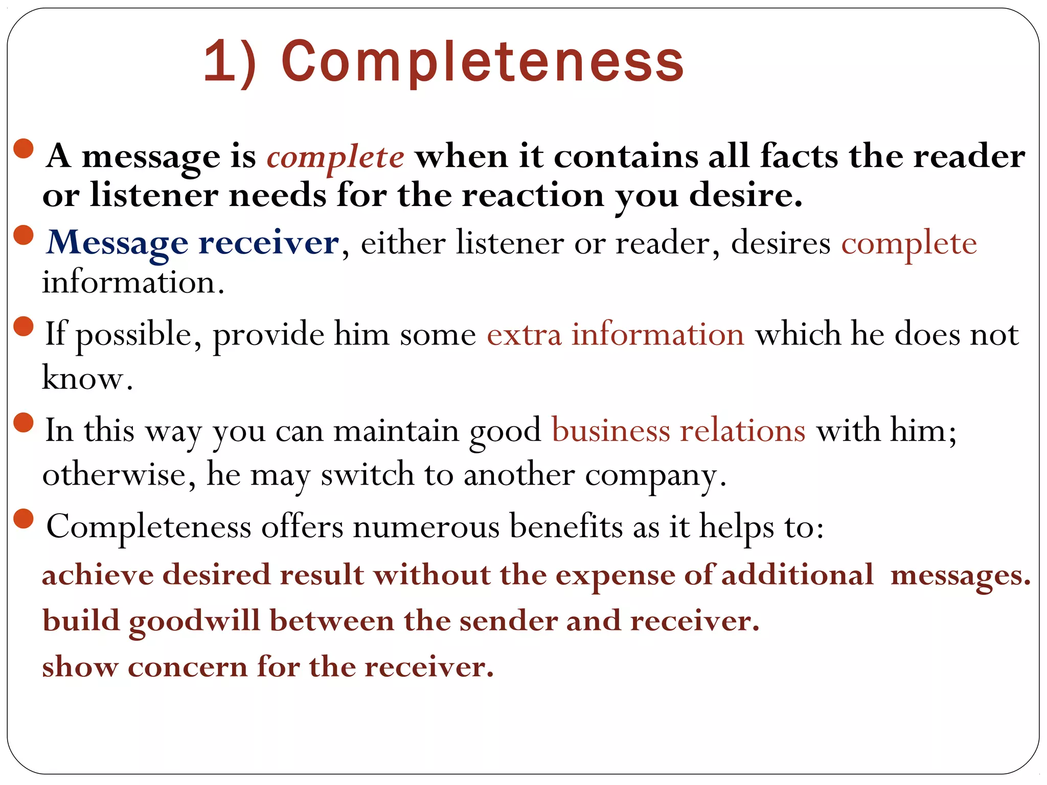 Principles of effective communication | PPT