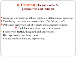 Principles of effective communication | PPT
