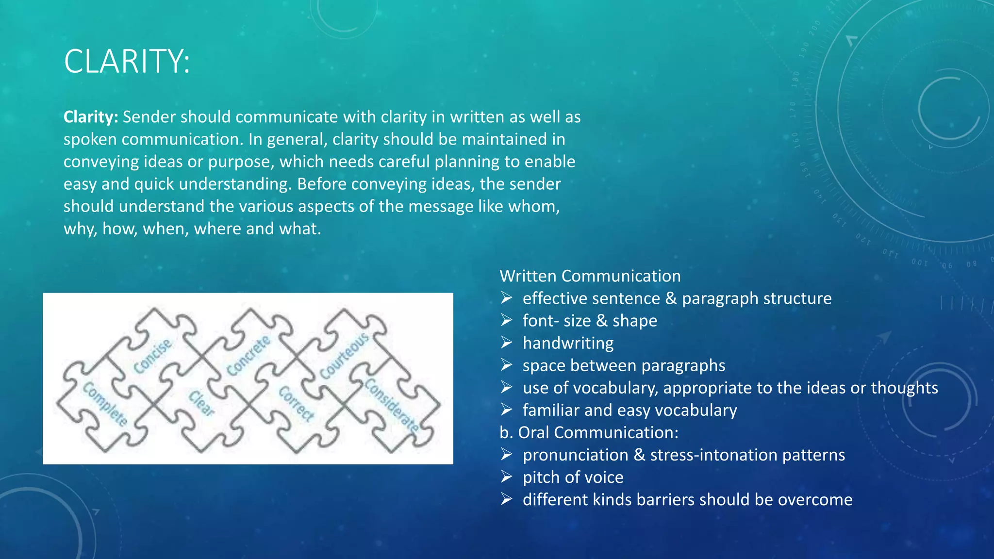 Principles of effective communication | PPTX