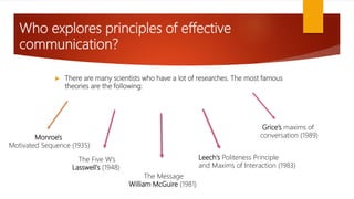 Principles of effective communication | PPT