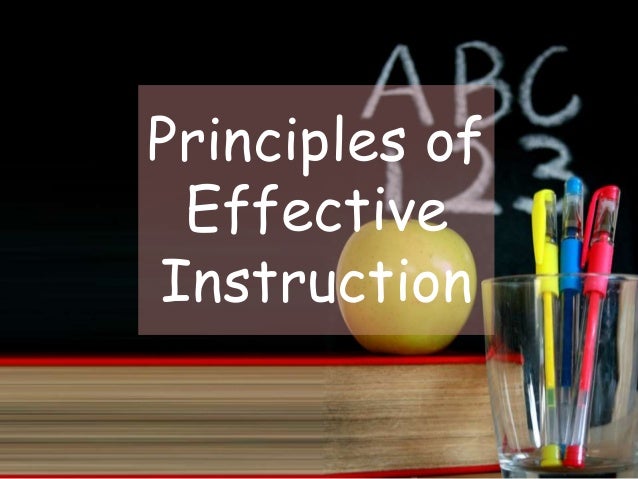 Principles Of Effective Instruction principles-of-effective-instruction