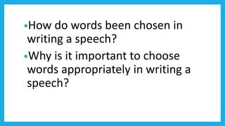Principles of Effective Speech Writing Focusing on Word.pptx
