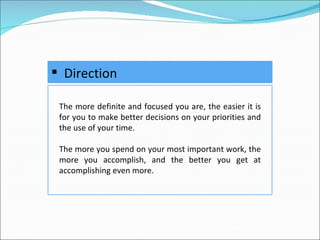 Principles Of Effective Work | PPS