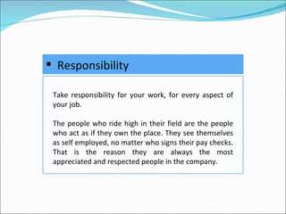 Principles Of Effective Work | PPS