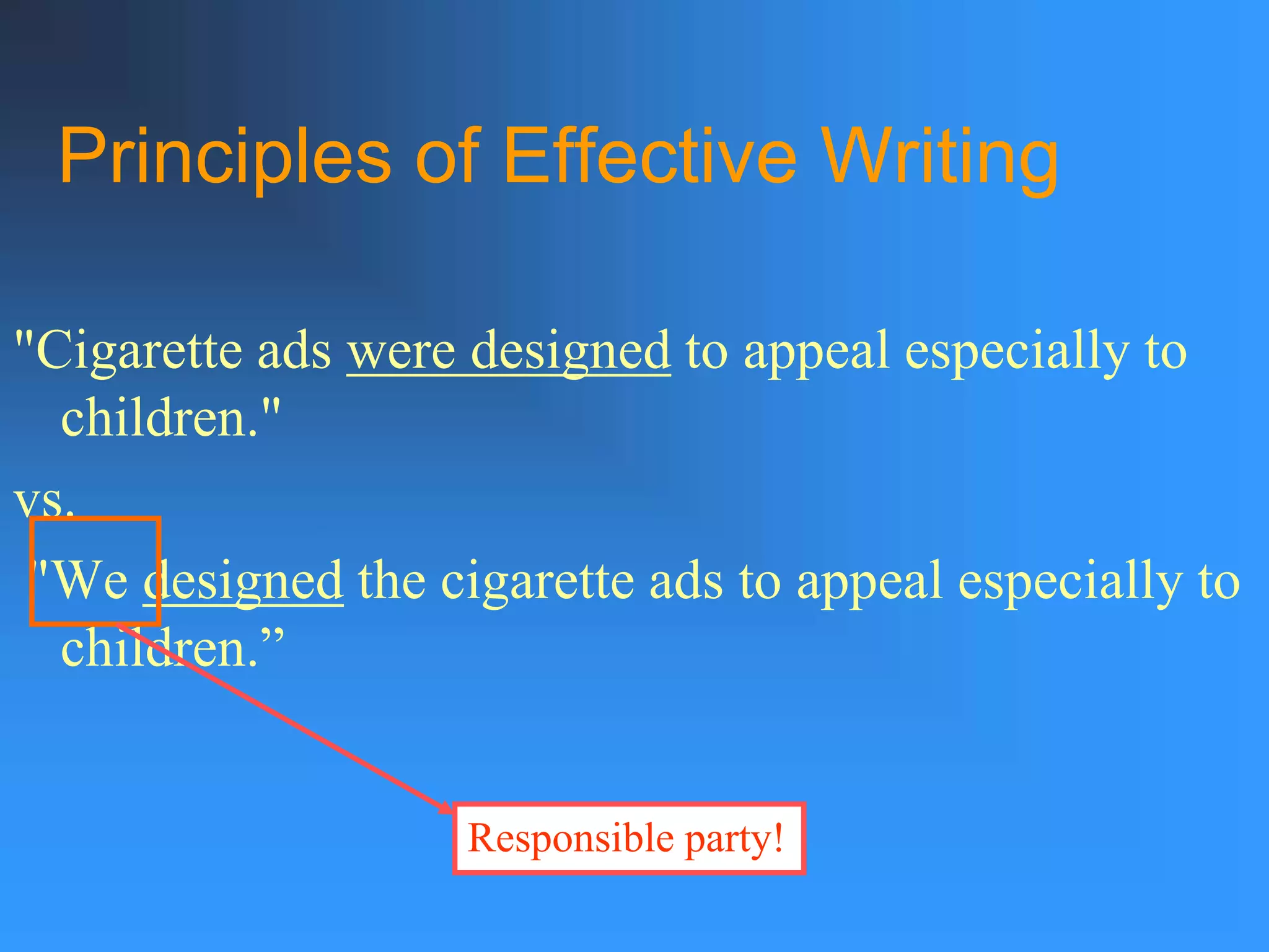 Principles of effective writing edited | PPT