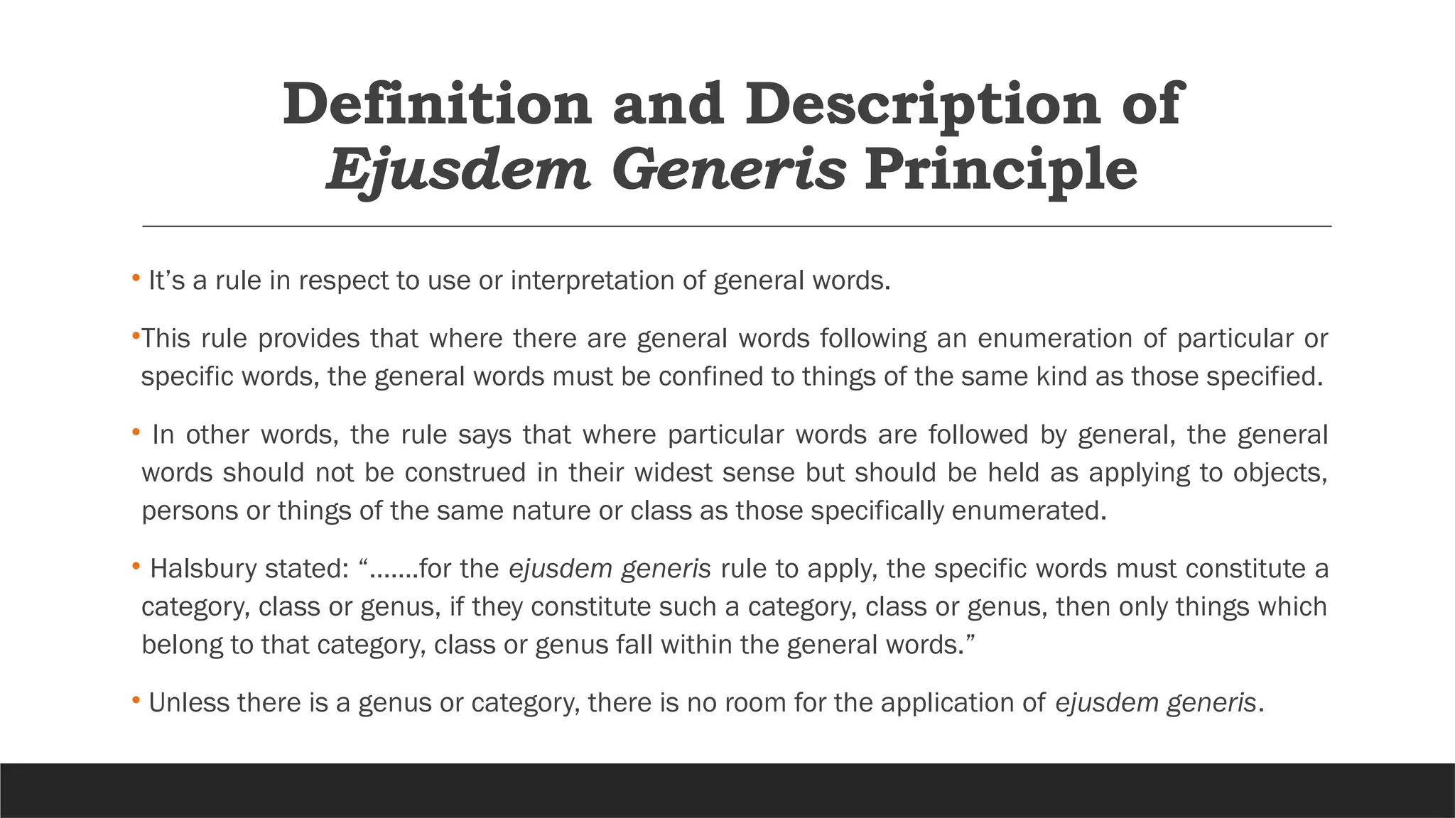 Principles of Ejusdem Generis and Noscitur a sociis.pptx