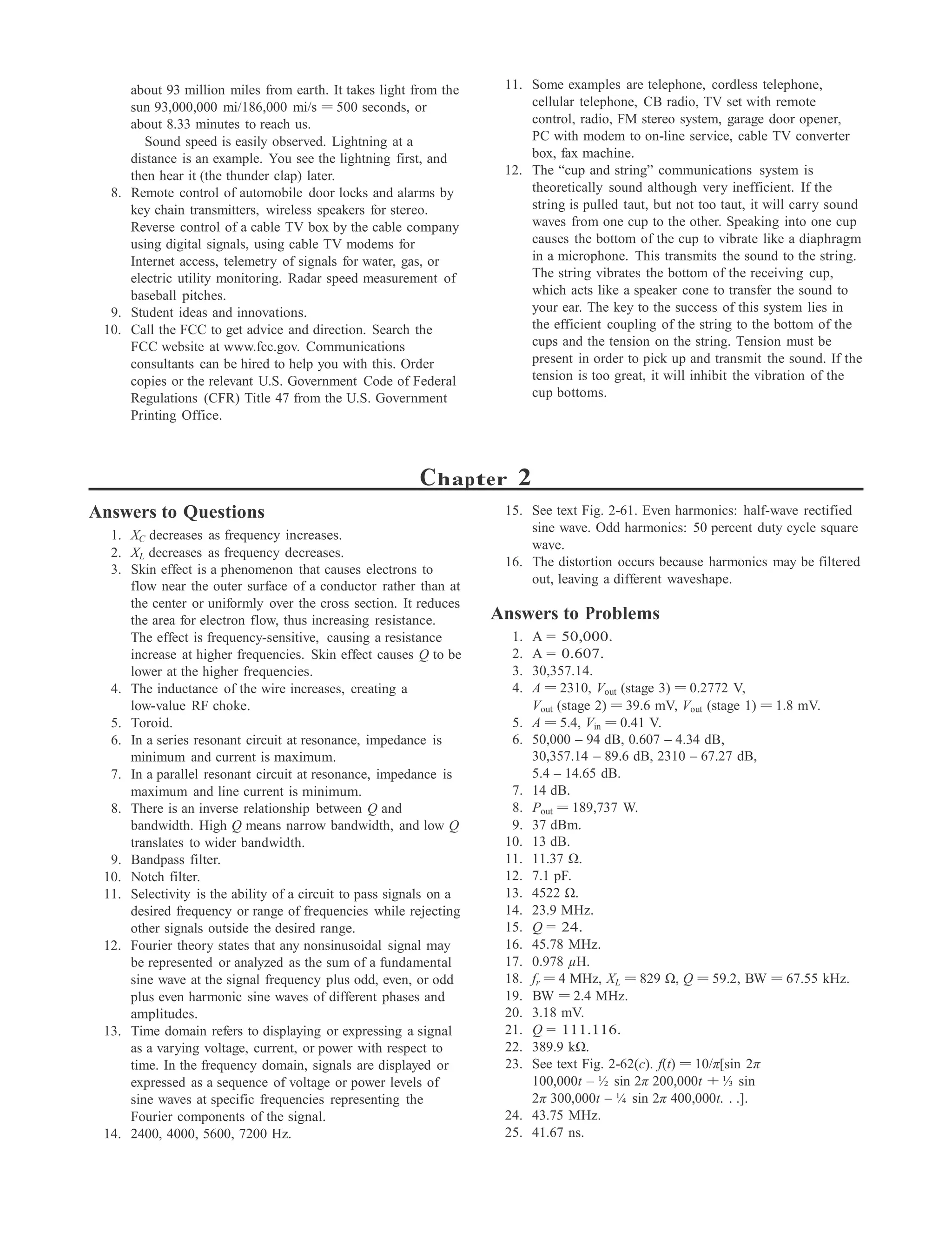 Principles of electronic communication systems 4th edition frenzel solutions manual | PDF